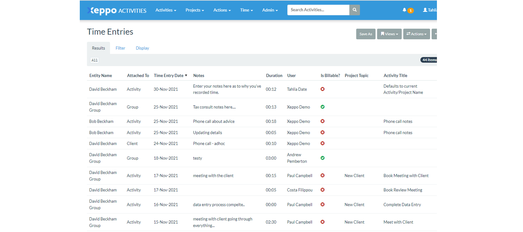 Time Tracking - Capture Time in Xeppo – Xeppo Support Centre
