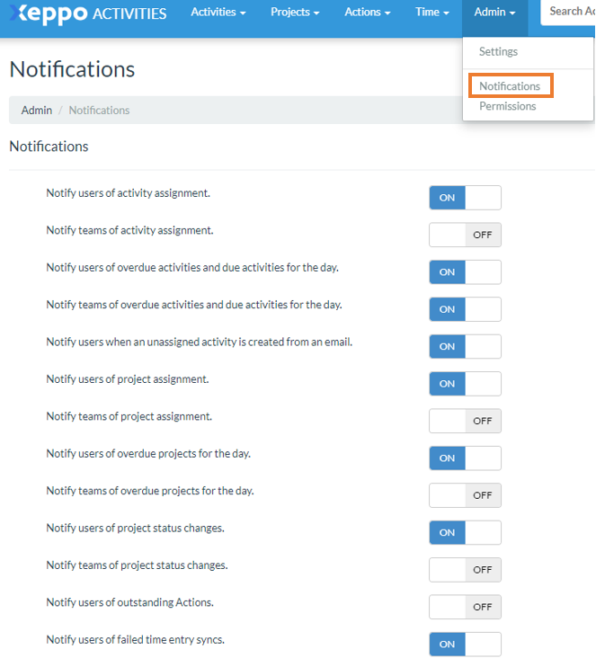Adjusting App Notifications – Xeppo Support Centre