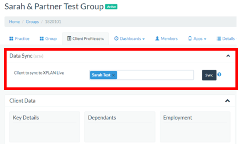 Xplan Data Sync - Basic Sync and Client Profile Sync – Xeppo Support Centre